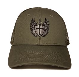 PATRIOT RIFLEWORKS Logo OD Green Hat (Mesh Back)
